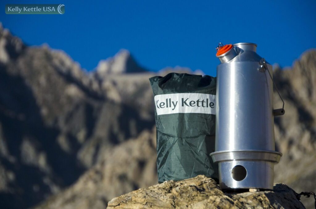 Kelly Kettle must have #1 stainless steel woodburning kettle